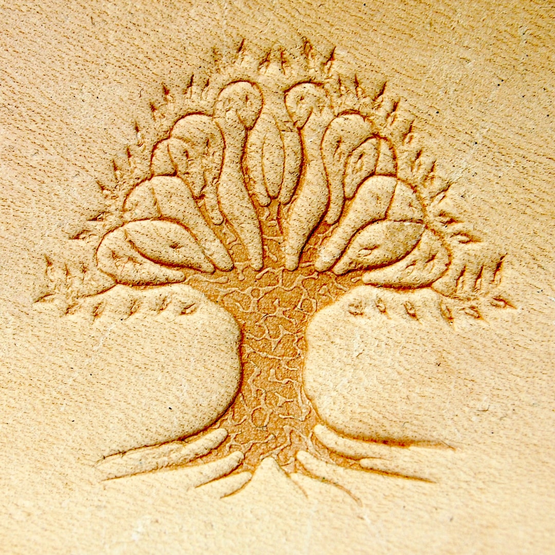 Delrin Leather Stamp: Tree#1 - Etsy