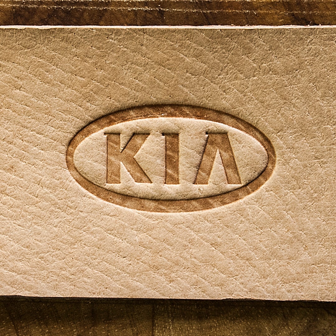 Delrin Leather Stamp: KIA Car Logo - Etsy