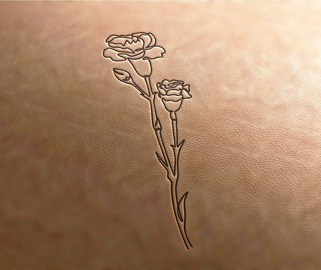 Leather Stamp (delrin Material) Clove Stamp #7, Leather Stamps, Custom ...