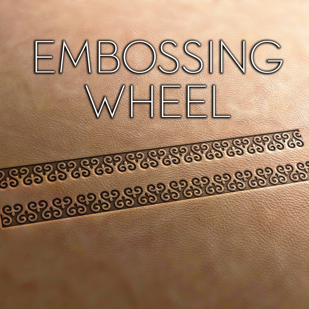 Leather Stamp: Embossing Wheel, Leather Tools, Leather Stamps, Craft ...