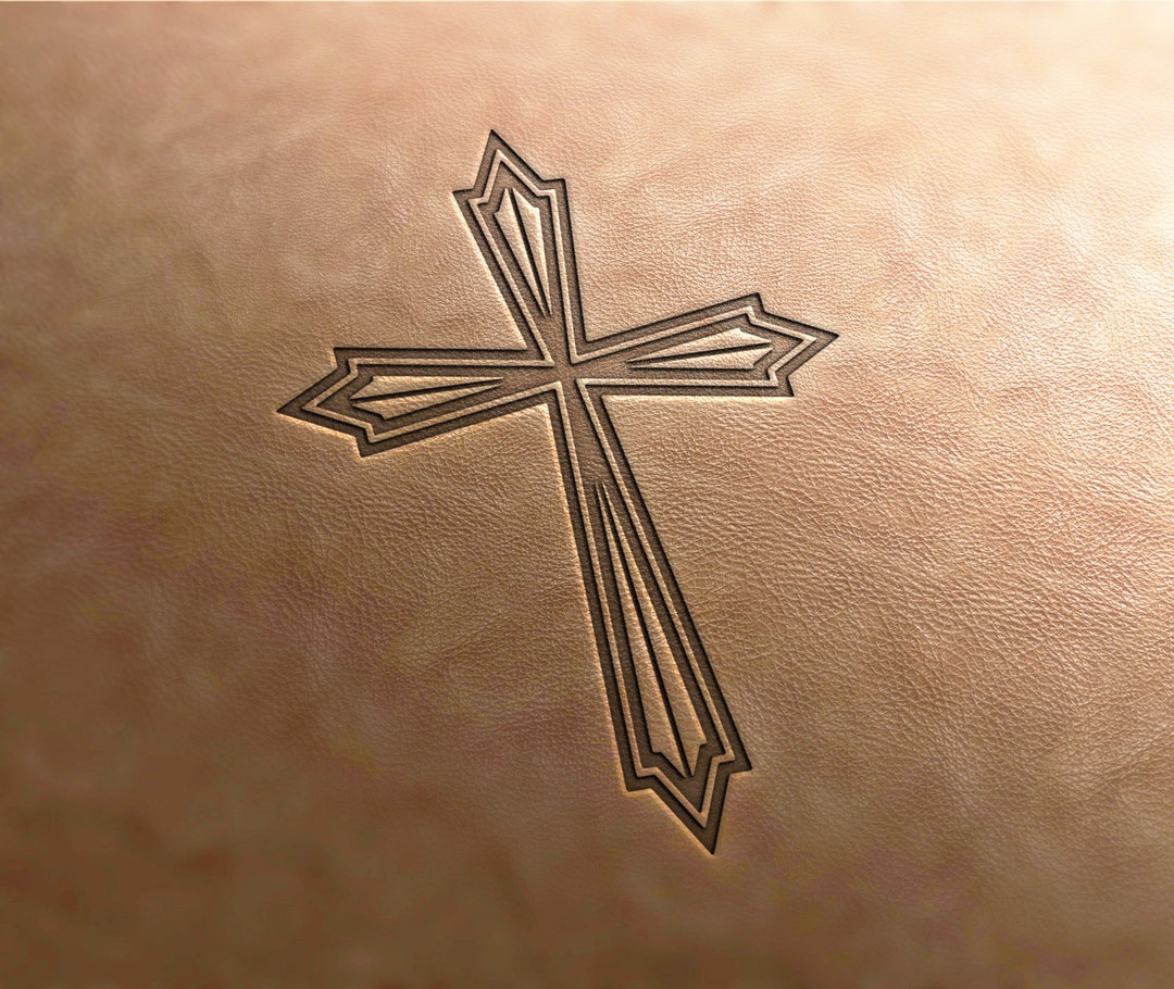 Leather Stamp (delrin Material): Cross 5, Leather Stamps, Custom ...