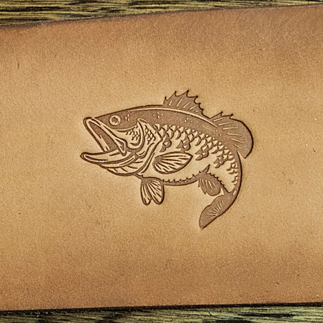 Delrin Leather Stamp: Fish #2 - Etsy