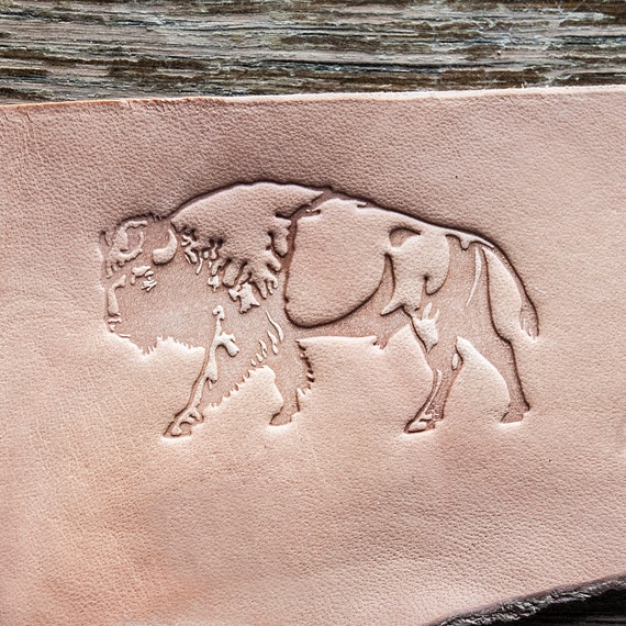 Buffalo Stamp Deep Red Stamps America Buffalo Rubber Cling Stamp