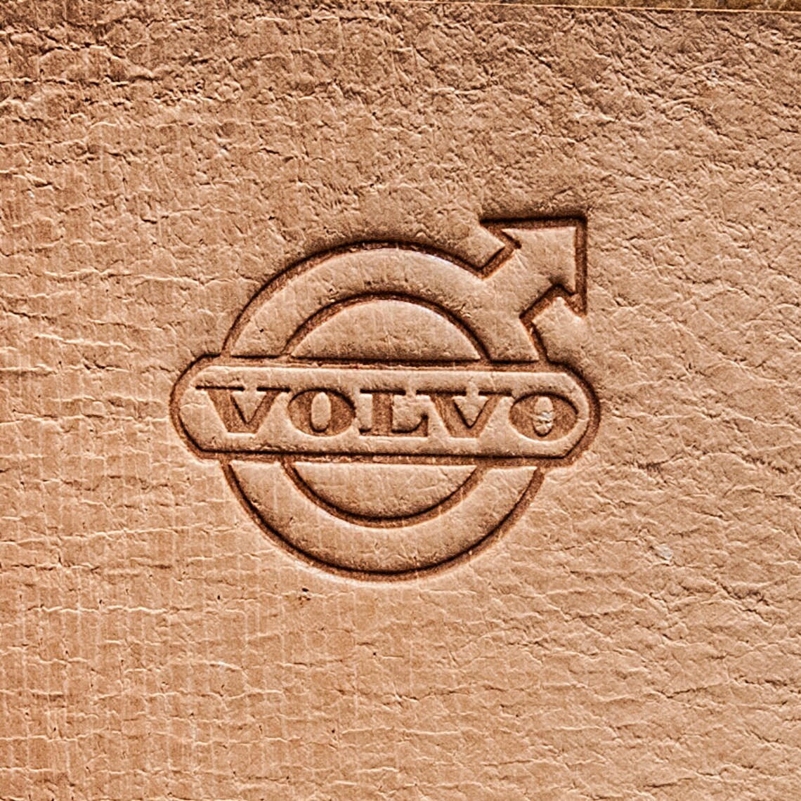 Delrin Leather Stamp: Volvo Car Logo - Etsy