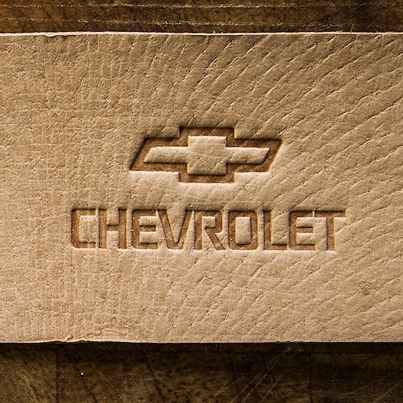 Delrin Leather Stamp: Chevrolet Car Logo - Etsy