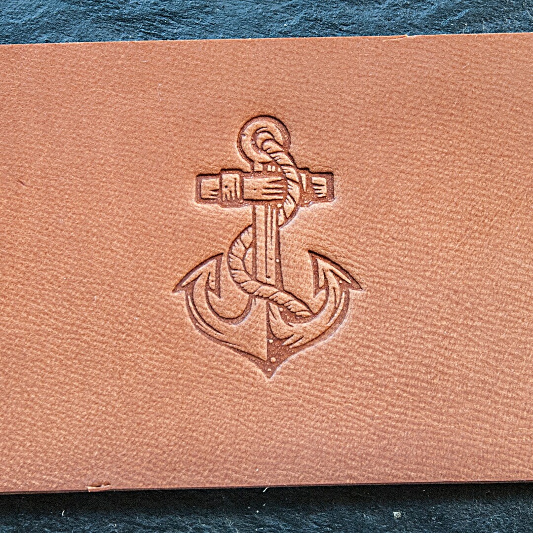 Delrin Leather Stamp: ANCHOR-2 - Etsy