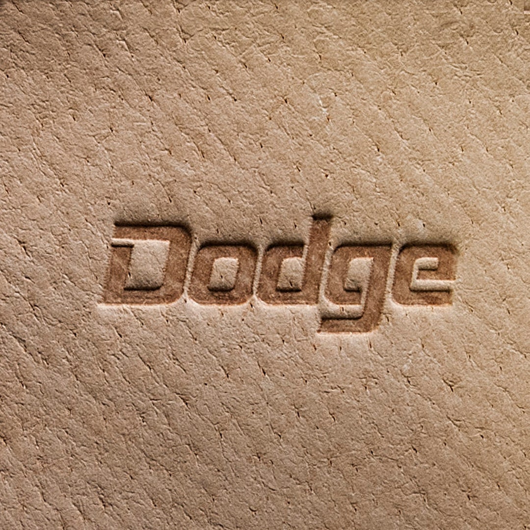 Delrin Leather Stamp: Dodge #2 Car Logo - Etsy