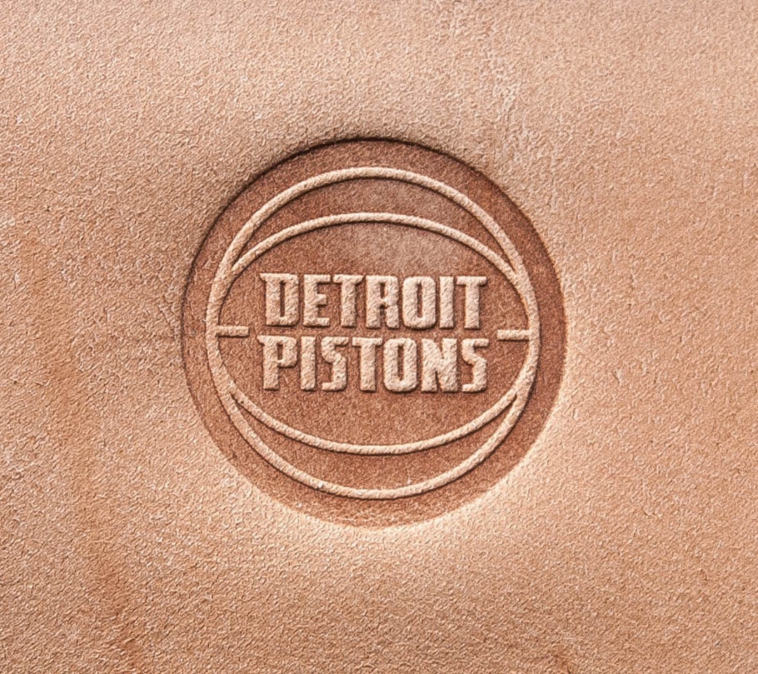 Leather Stamp Delrin Custom Leather Stamp: Detroit Pistons - Etsy