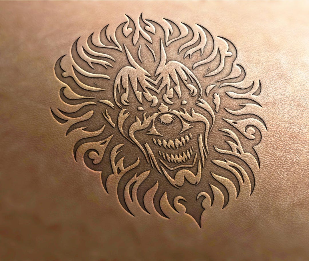 Leather Stamp (delrin Material): Joker Stamp, Joker, Droll, Jester ...
