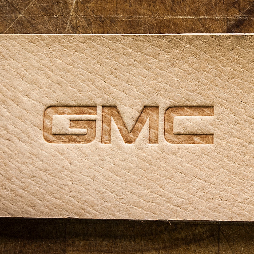 Delrin Leather Stamp: GMC Car Logo - Etsy