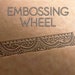 Leather Stamp: Embossing Wheel, Leather Tools, Leather Stamps, Craft ...