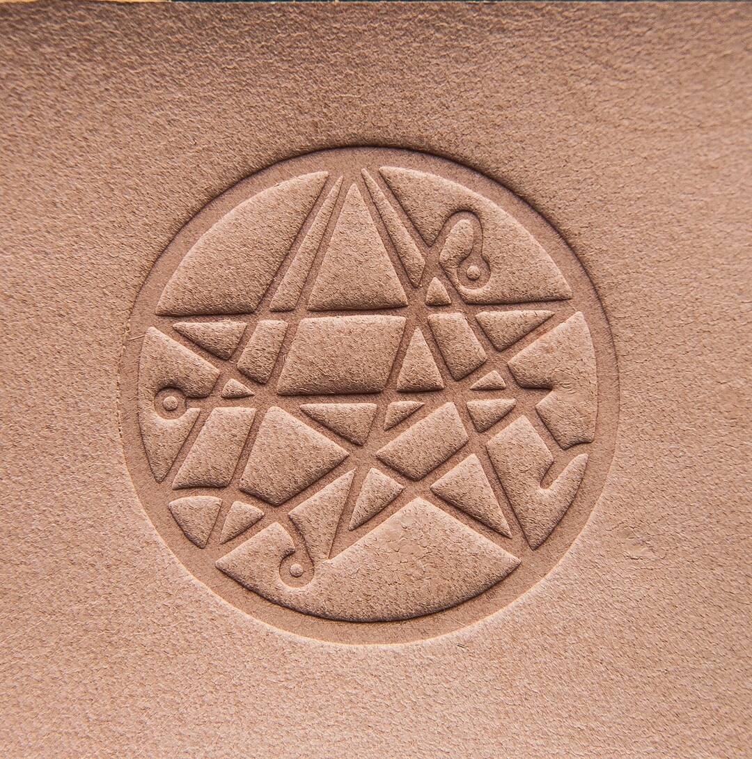 Delrin Leather Stamp Necronomicon Sigil, Leather Tools, Craft Tools ...