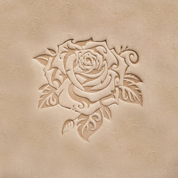 Leather Rose - Etsy