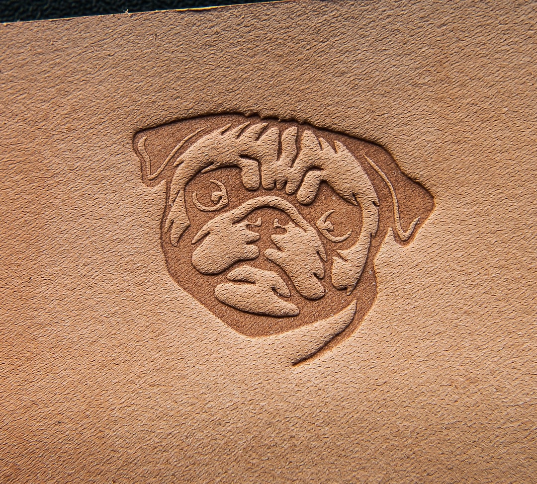 Leather Stamp (delrin), Leather Tool, Mops #2 Dog - Etsy