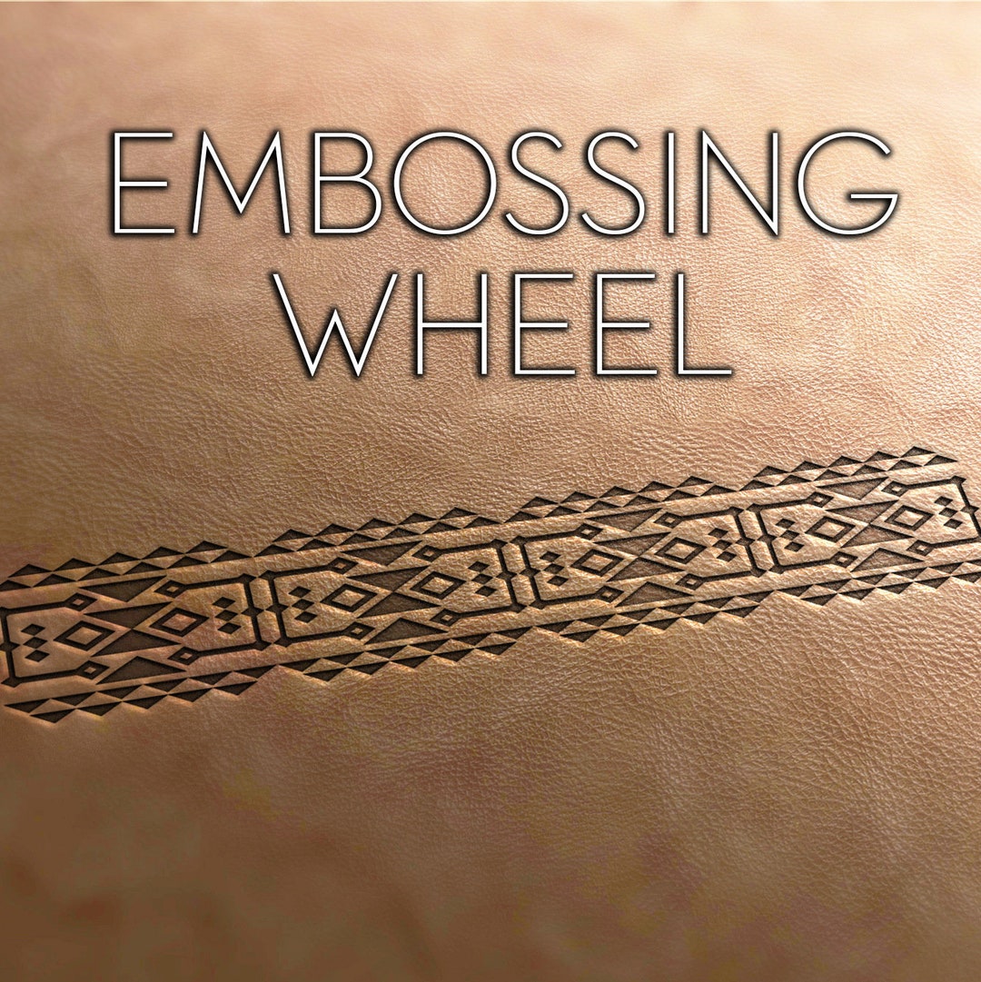 Leather Stamp: Embossing Wheel, Leather Tools, Leather Stamps, Craft ...