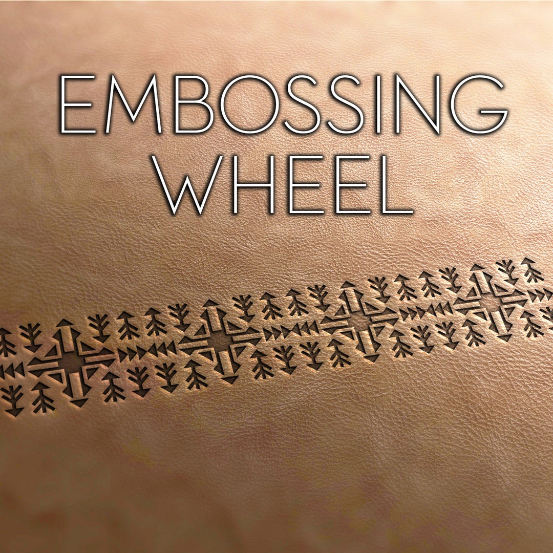 Leather Stamp: Embossing Wheel, Leather Tools, Leather Stamps, Craft ...