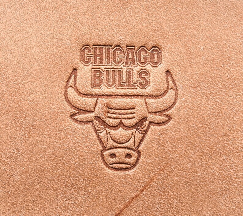Leather Stamp Delrin Custom Leather Stamp: Chicago Bulls - Etsy