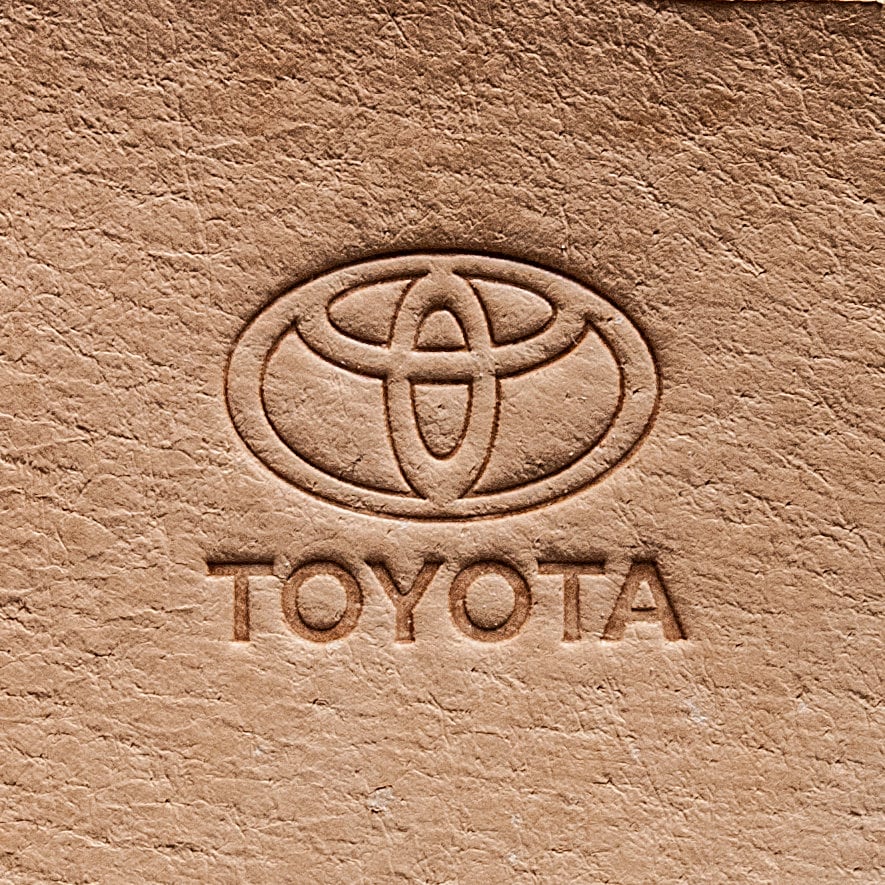 Delrin Leather Stamp: Toyota Car Logo - Etsy