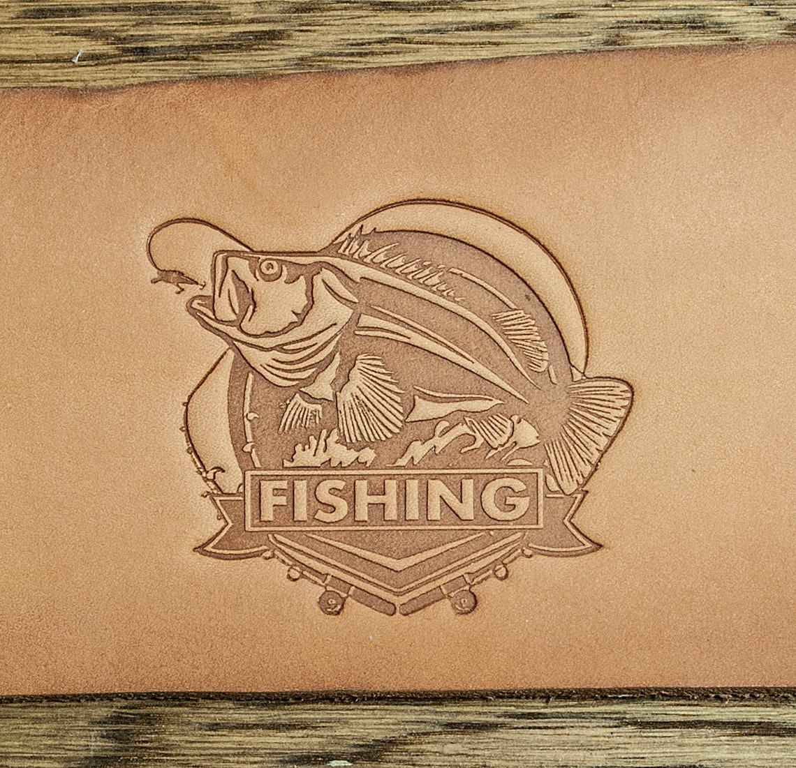 Delrin Leather Stamp: Fishing - Etsy