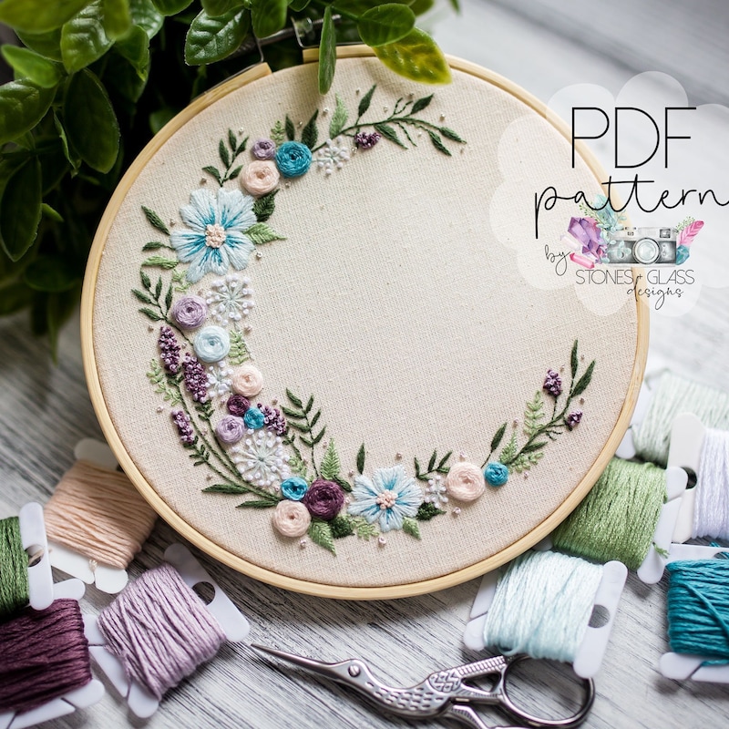 Modern Embroidery - Etsy