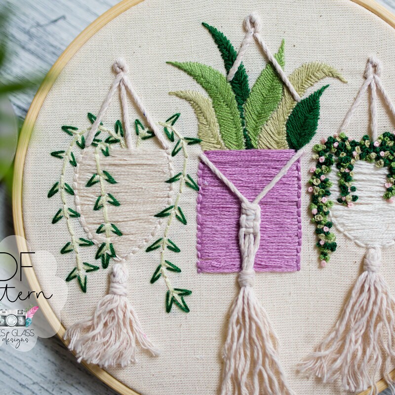 Plant Embroidery - Etsy