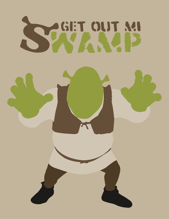 Shrek Print - Etsy
