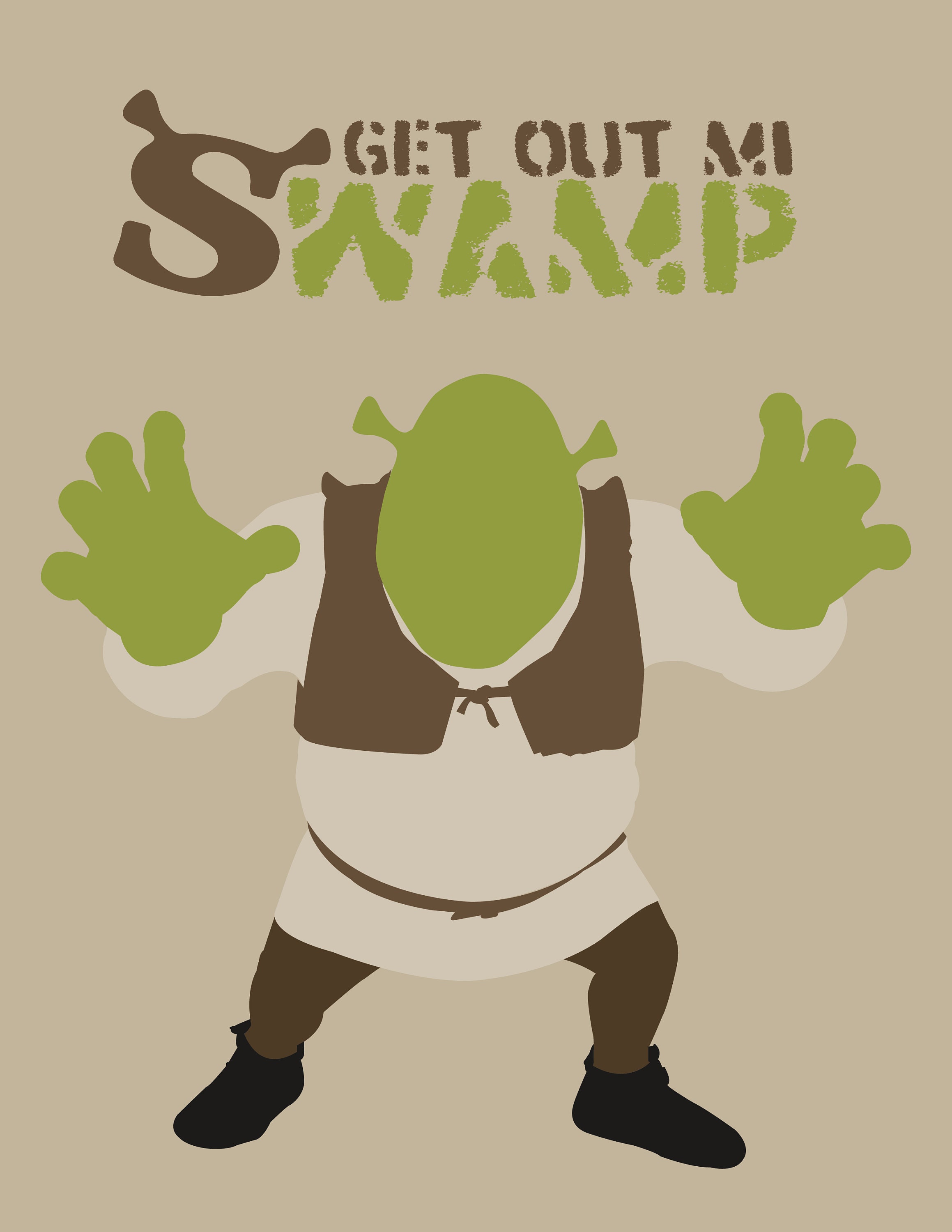 Shrek Print - Etsy