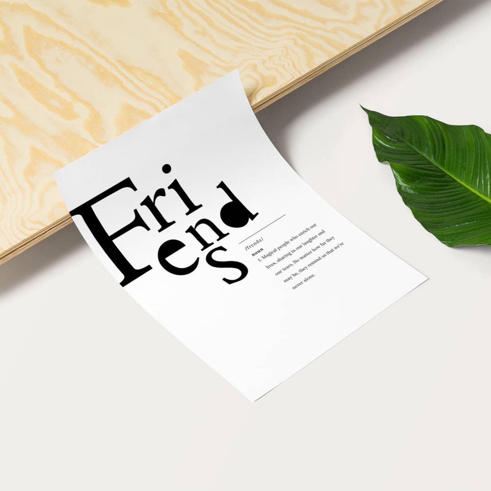 Friends Poster Instant Download Friendship Art Print - Etsy