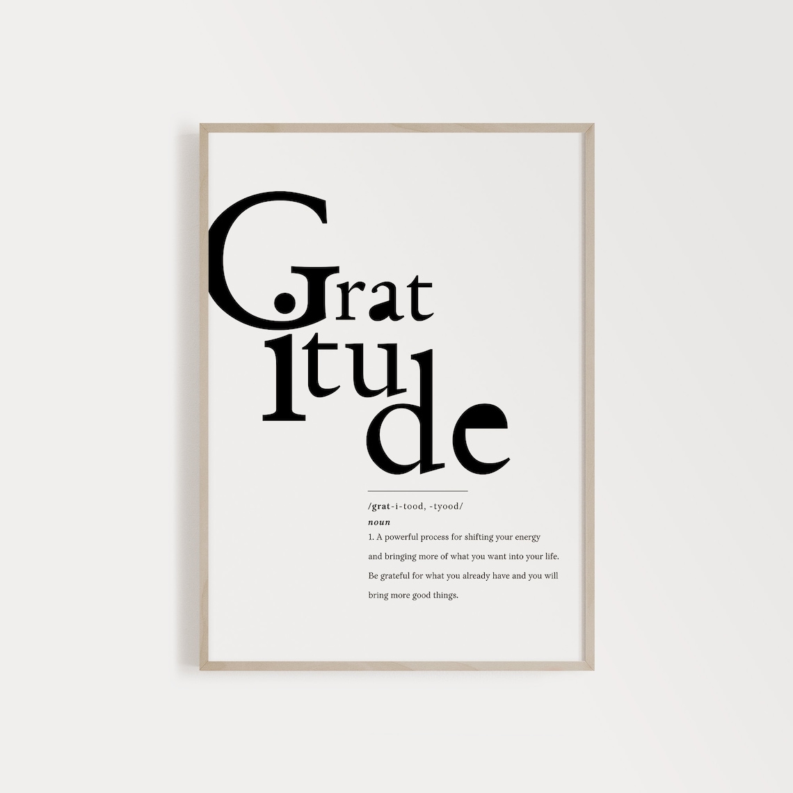 Printable Gratitude Art Print Thank You Wall Art Grateful - Etsy