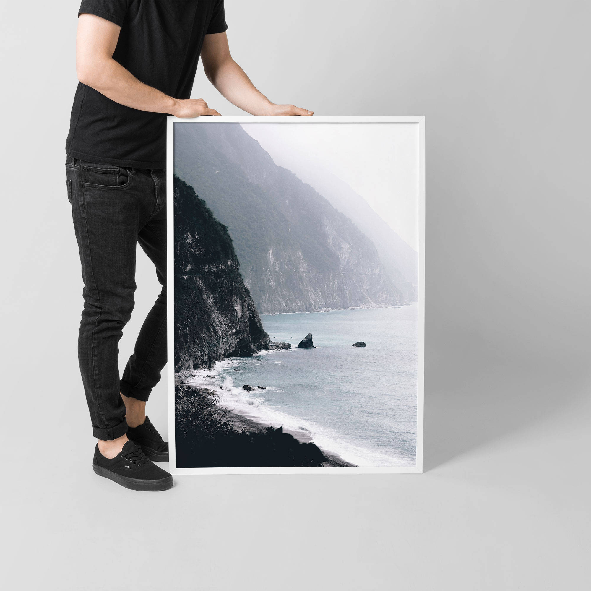 Printable Modern Coastal Decor Nordic Ocean Water Poster Home - Etsy