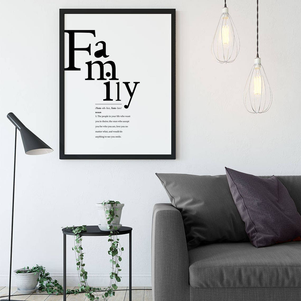 Family Printable Art Entryway Art Decor Literary Poster - Etsy
