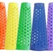 Rainbow Cones- Plastic Cones for Open Ended Play and Building- Small ...