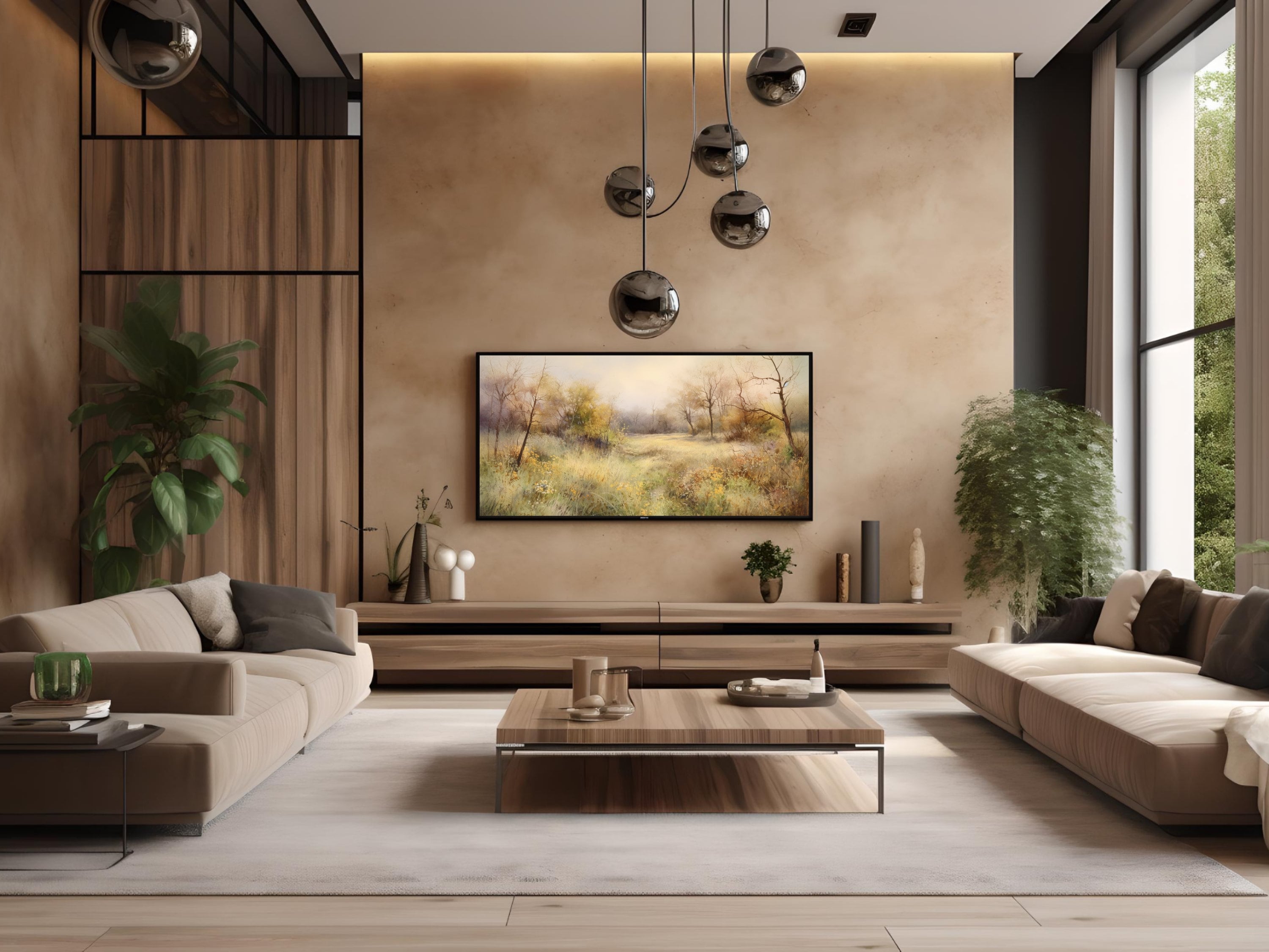 TV Frame Mockup BUNDLE of 9, Canva Mockup, Landscape Mockup, Tv Mockup ...