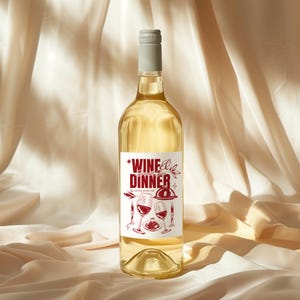 Wine Bottle Label Mockup PSD – Editable Smart Object Template for ...