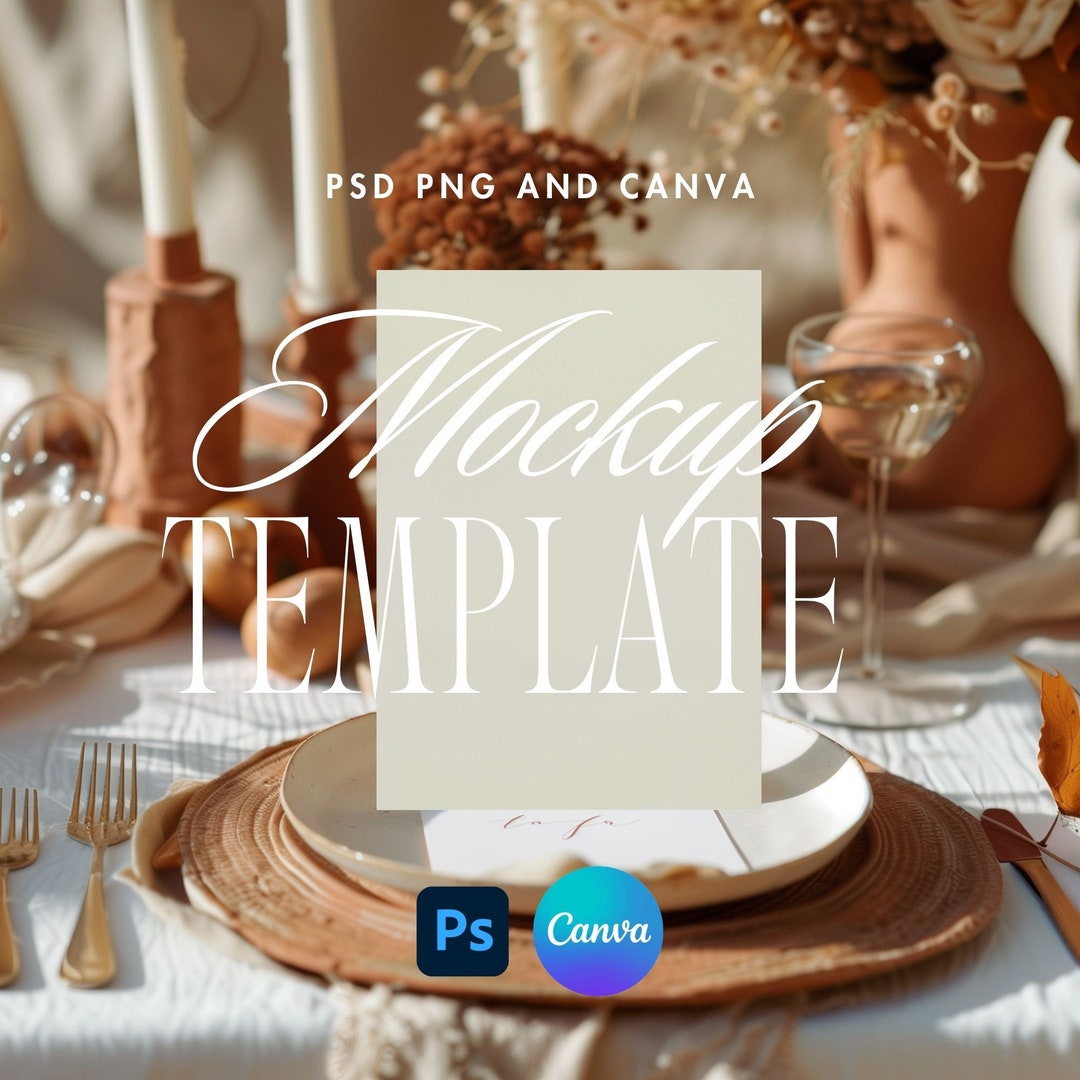 Invitation Card Paper Mockup Beach 5x7 Art Wedding Invitation Canva ...