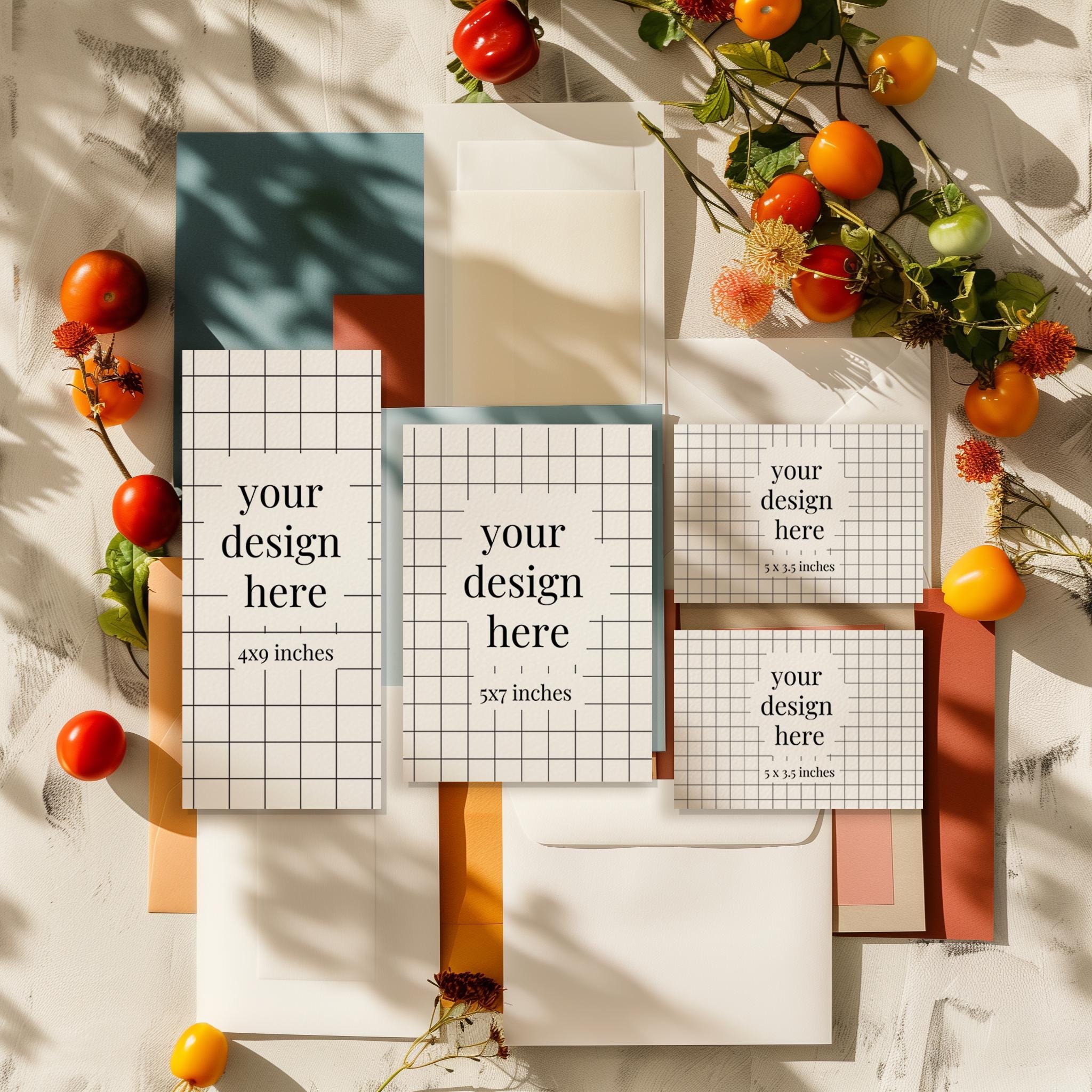 Wedding Invitation Suite Mock Up, Greeting Card Mock Up, Invite Mockup ...