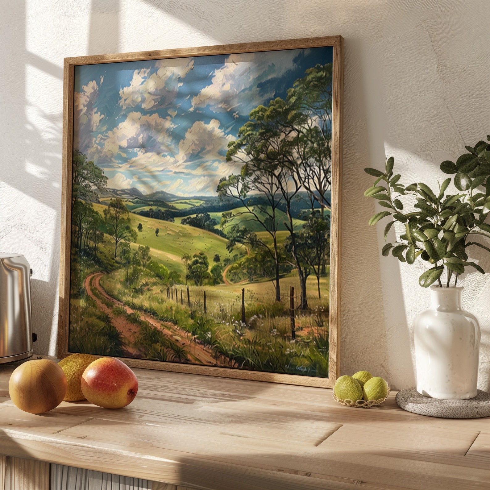 Modern Farmhouse BUNDLE of 24 TV Frame Mockup, Living Room Mockup ...