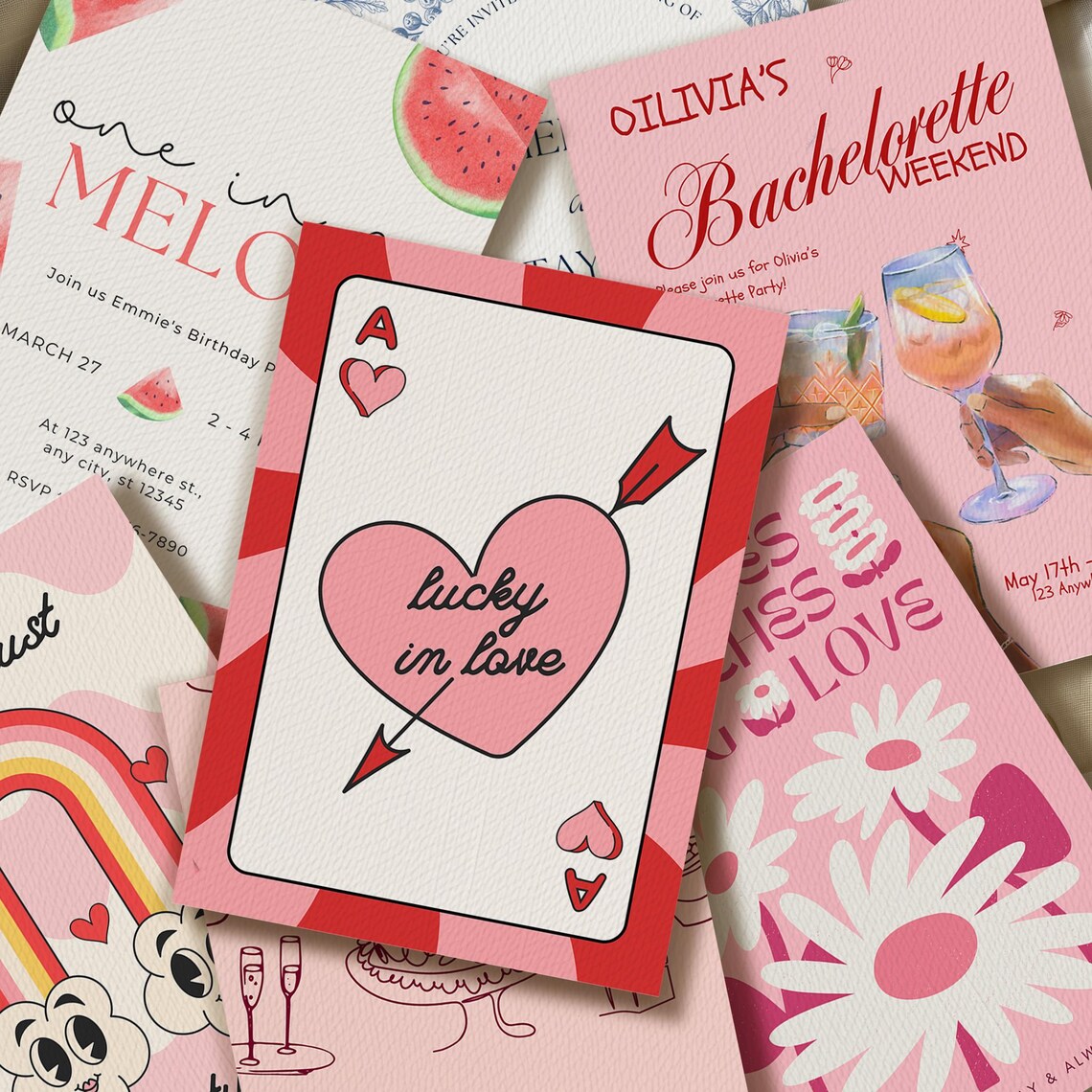 Wedding Invitation Mock Up, Greeting Card Mock Up, Invite Mockup, 5x7 ...