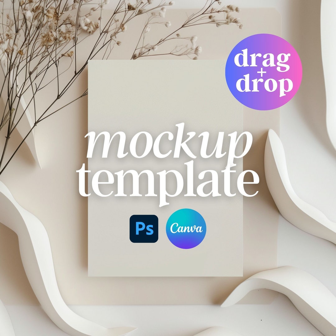 Wedding Invitation Mock Up, Greeting Card Mock Up, Invite Mockup, 5x7 ...