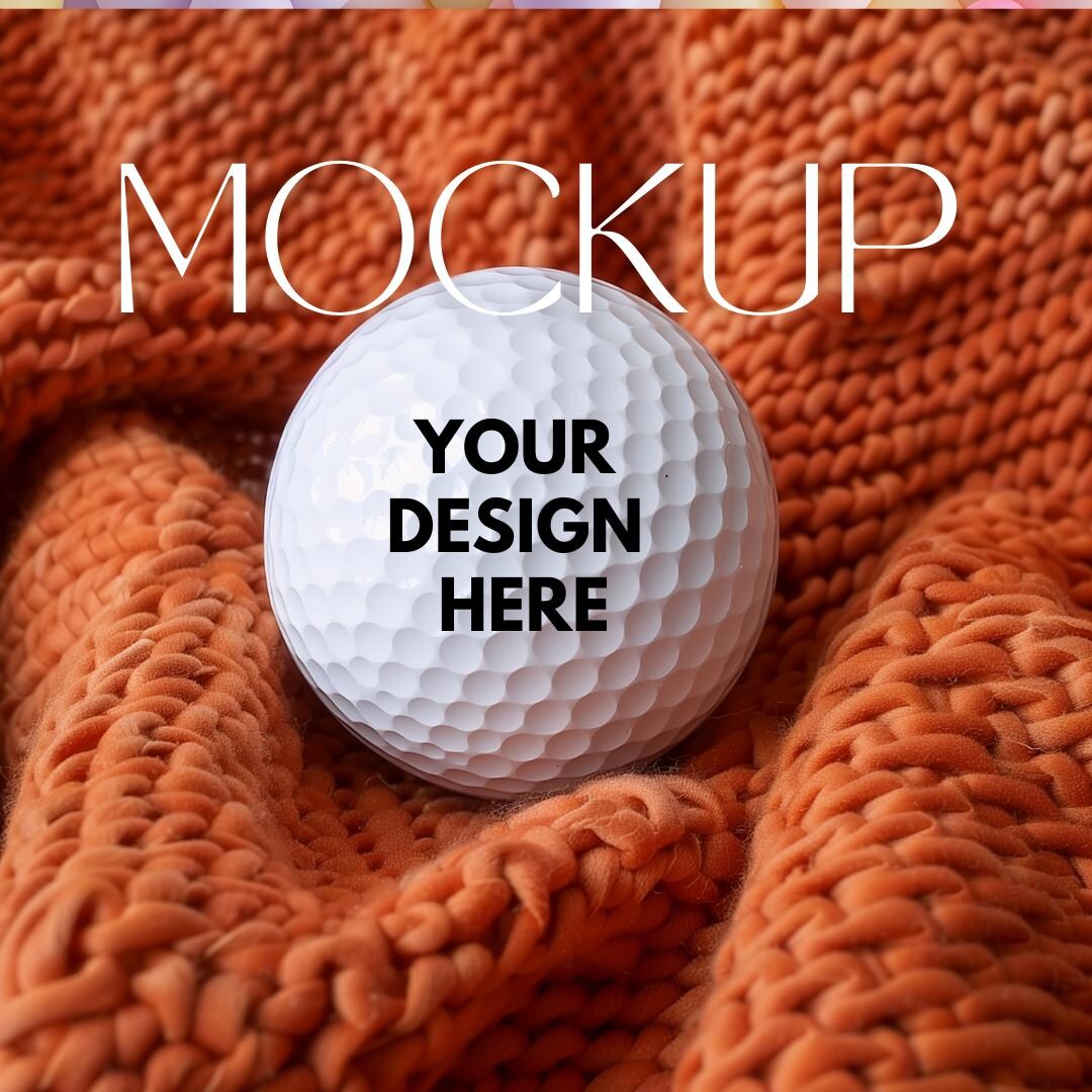 Golf Ball Mockup, Golf Mocks, Ball Mockup, Sports Mockup, Golf Mock Up ...