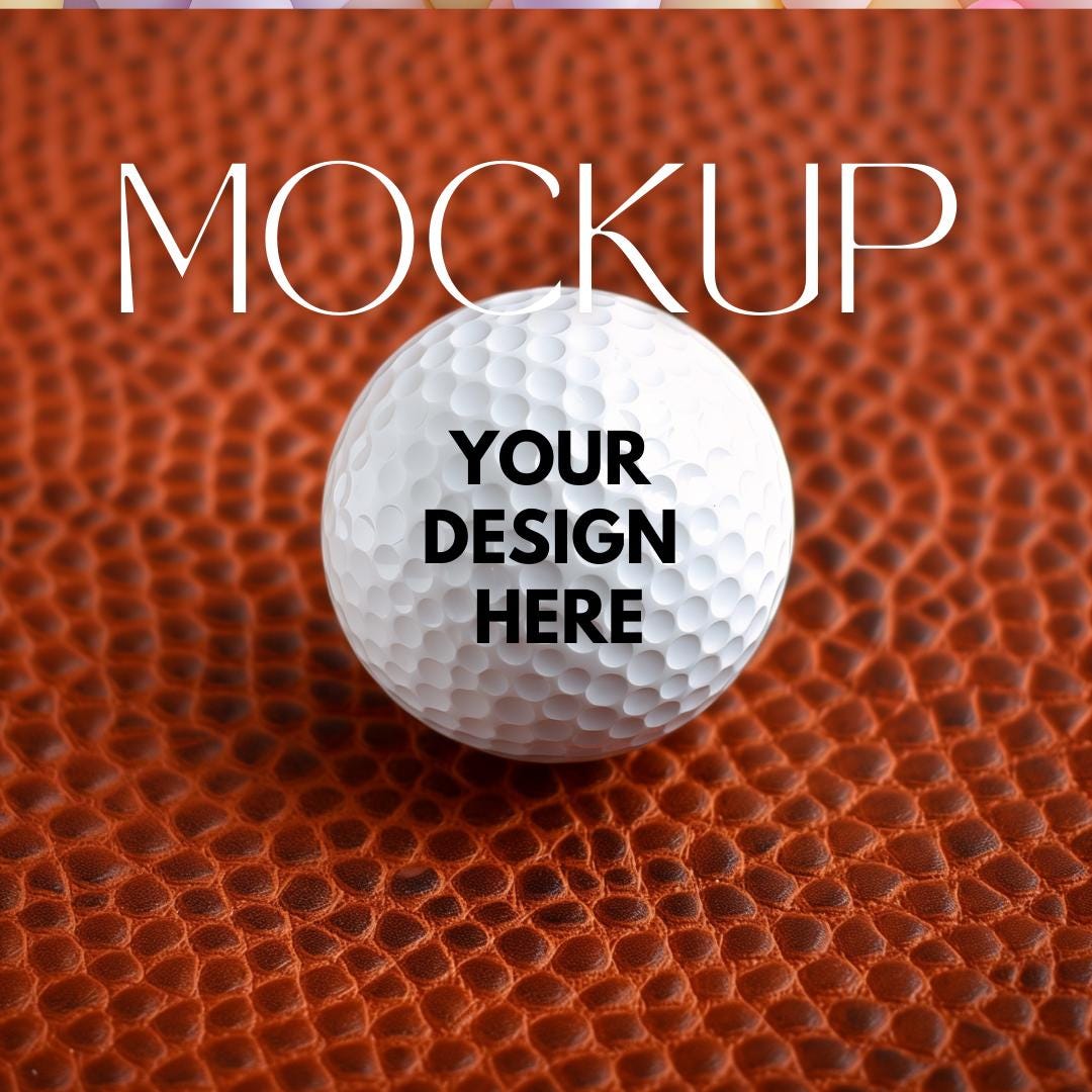 Golf Ball Mockup, Golf Mocks, Ball Mockup, Sports Mockup, Golf Mock Up ...