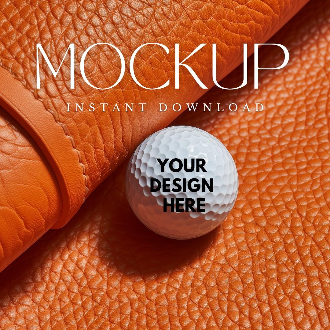 Golf Ball Mockup, Golf Mocks, Ball Mockup, Sports Mockup, Golf Mock Up ...