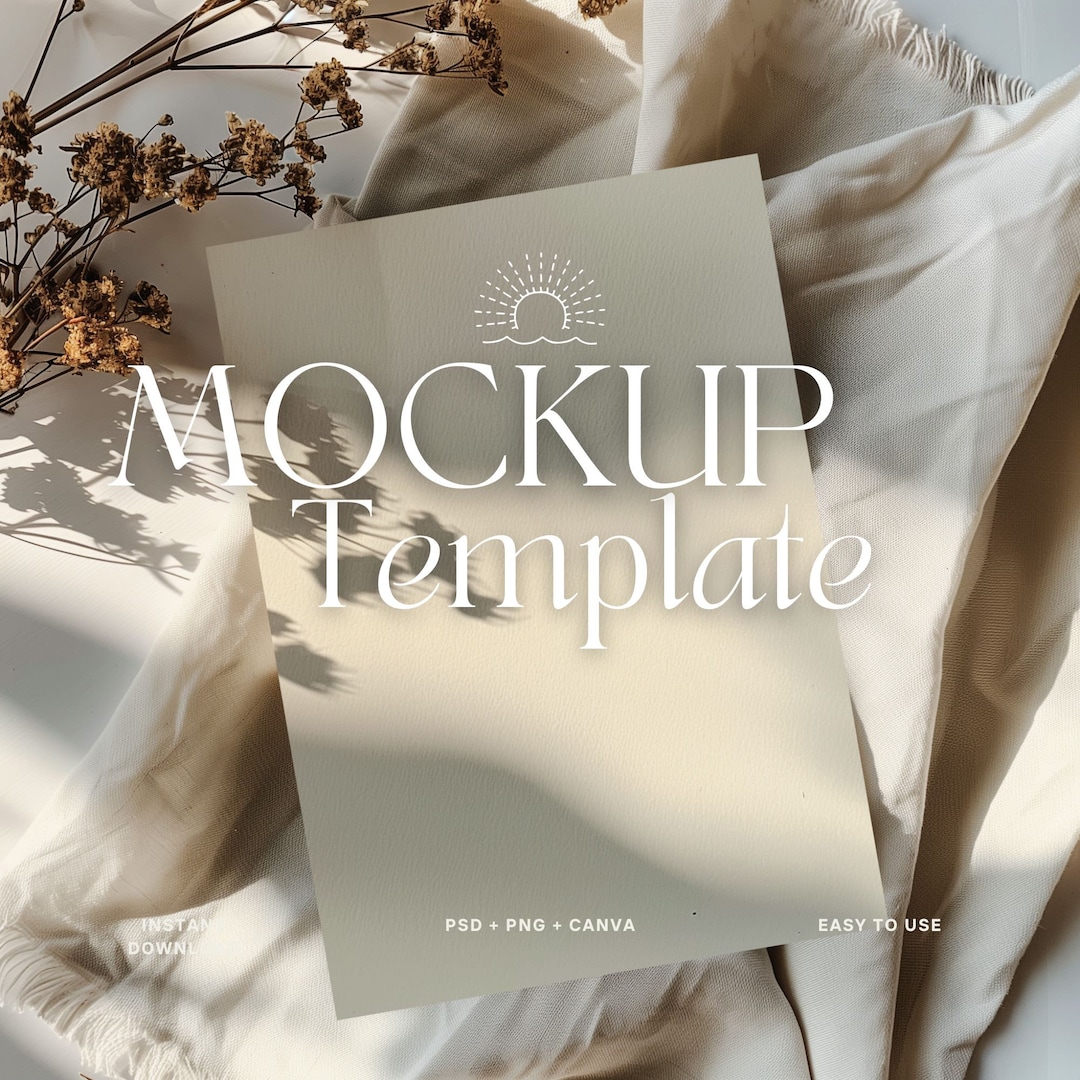 Wedding Invitation Mock Up, Greeting Card Mock Up, Invite Mockup, 5x7 ...