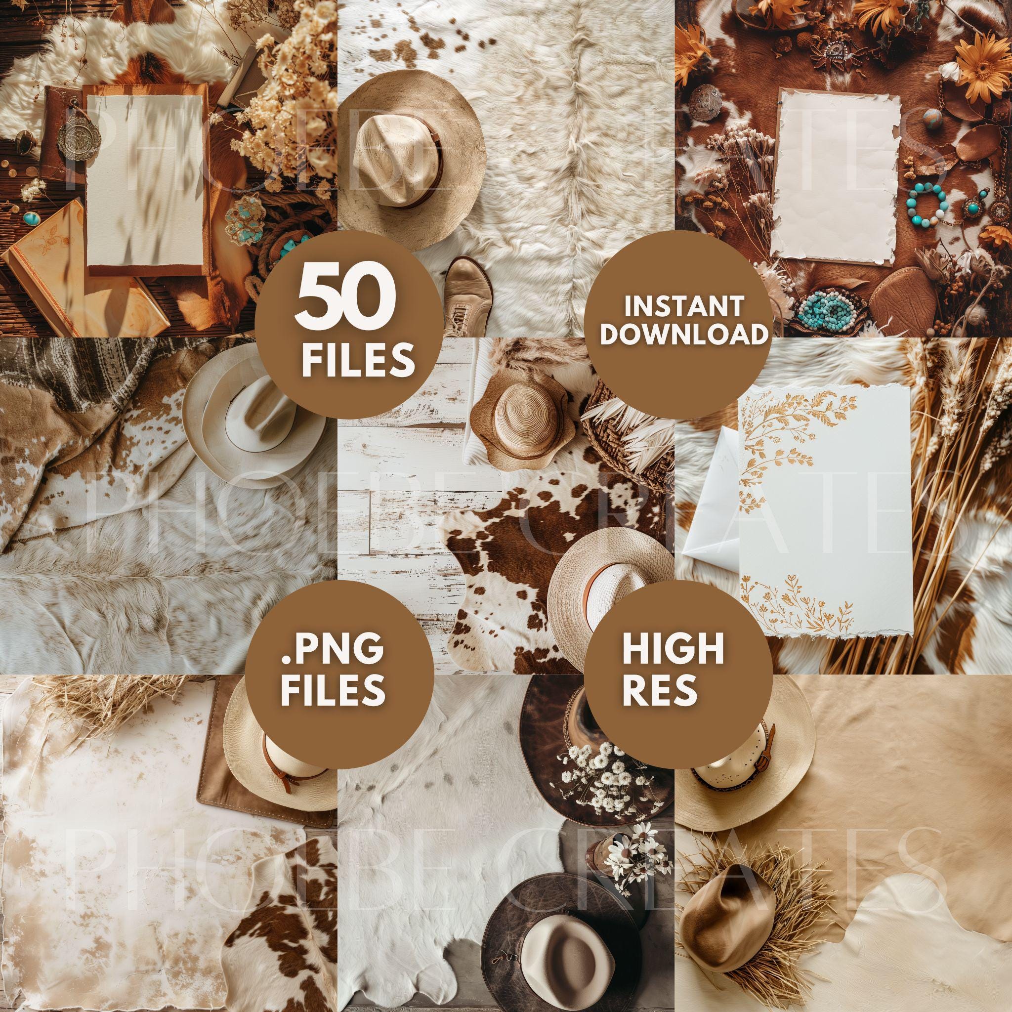 50 Flat Lay Background Mockup Bundle | Boho Flat Lay Mock up | Stock ...
