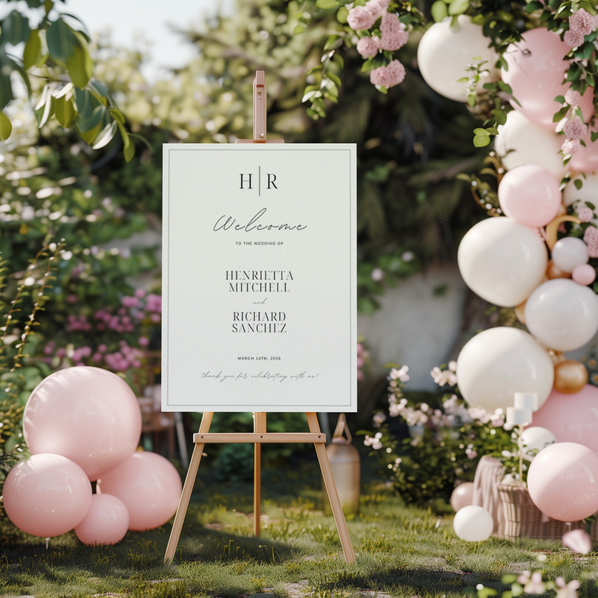 Sign Mock Up, Welcome Sign Mock Up, Wedding Seating Chart Mockup, 18x24 ...