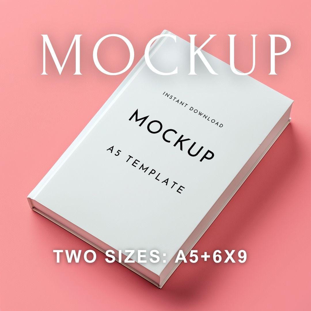Ebook Mockup PSD: 6x9 & A5 Sizes (digital Download) - Etsy