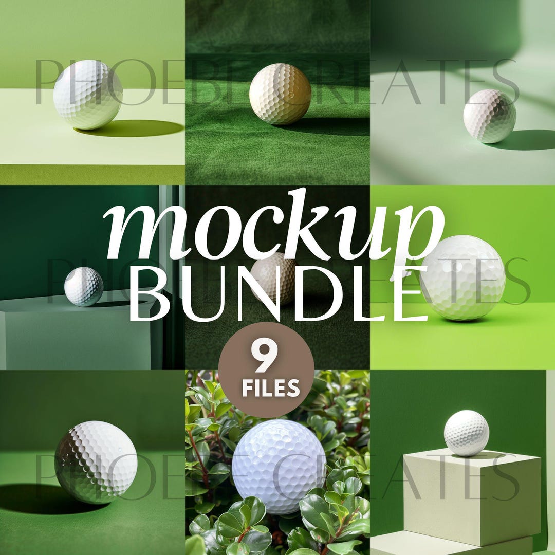 Golf Ball Mockup, Golf Mocks, Ball Mockup, Sports Mockup, Golf Mock Up ...