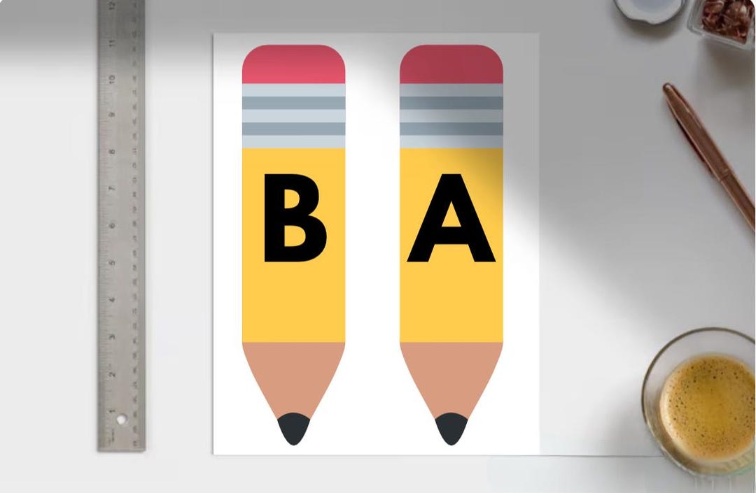 Pencil Themed Back to School Banner | Printable Classroom Decor | First ...
