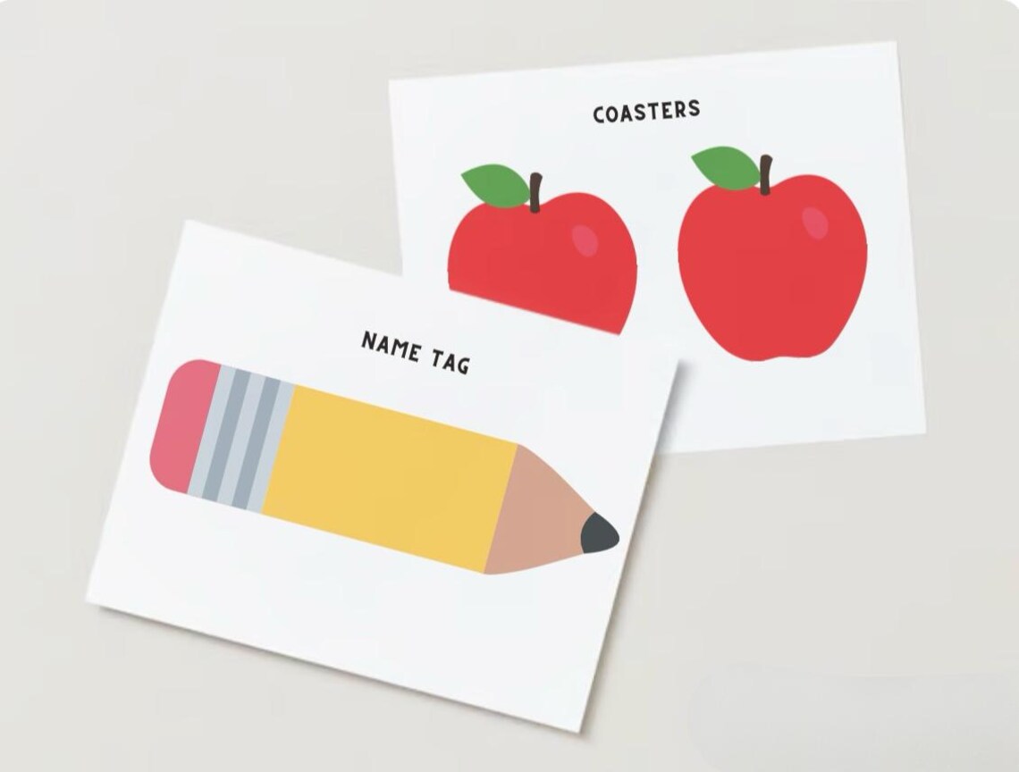 Printable Table Settings for Kids | First Day of School Placemats ...