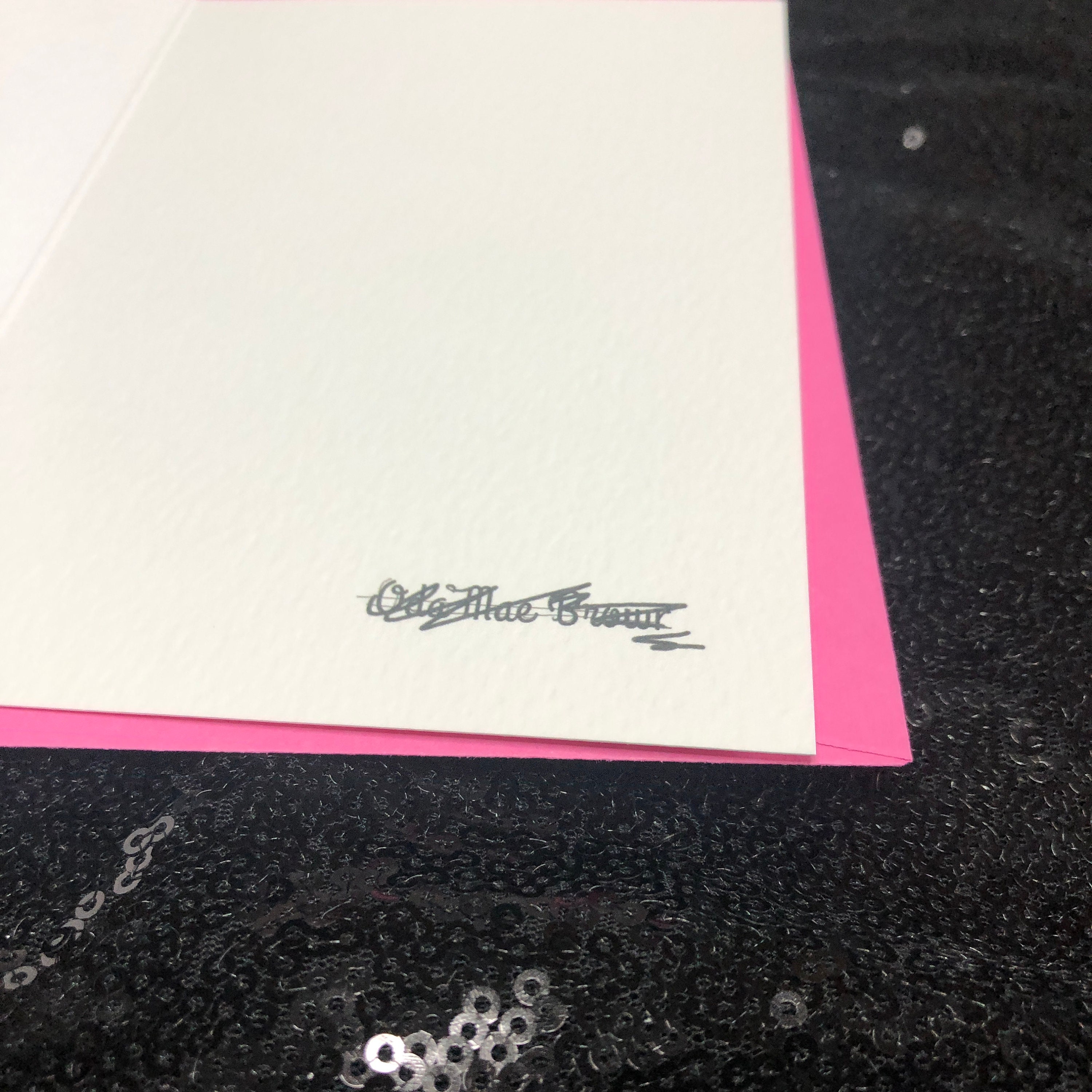 Oda Mae Brown Blank Greetings Card, Whoopi Goldberg, 1990 Ghost, Small ...